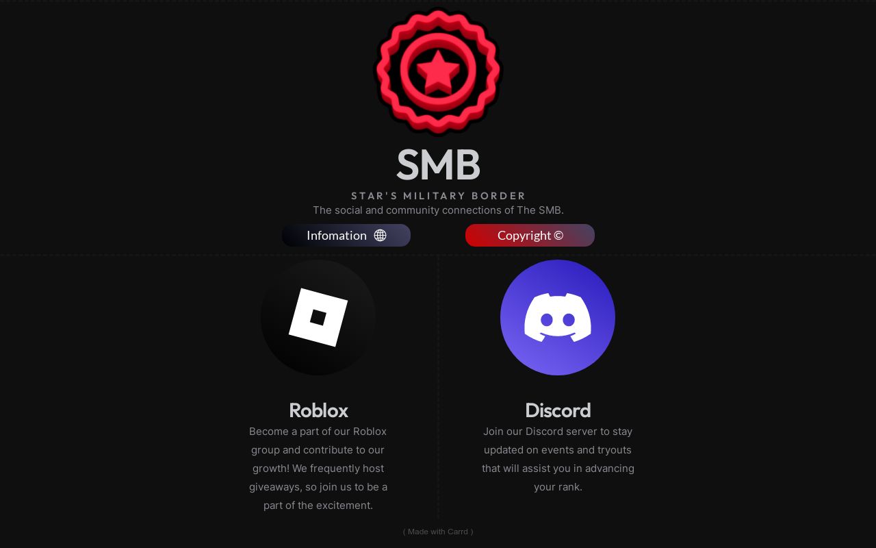 STAR'S MILITARY BORDER